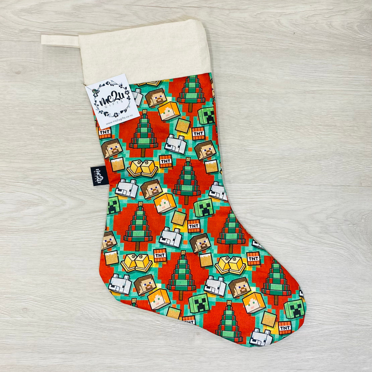 Minecraft Christmas - Santa Stocking– me2u Gifts